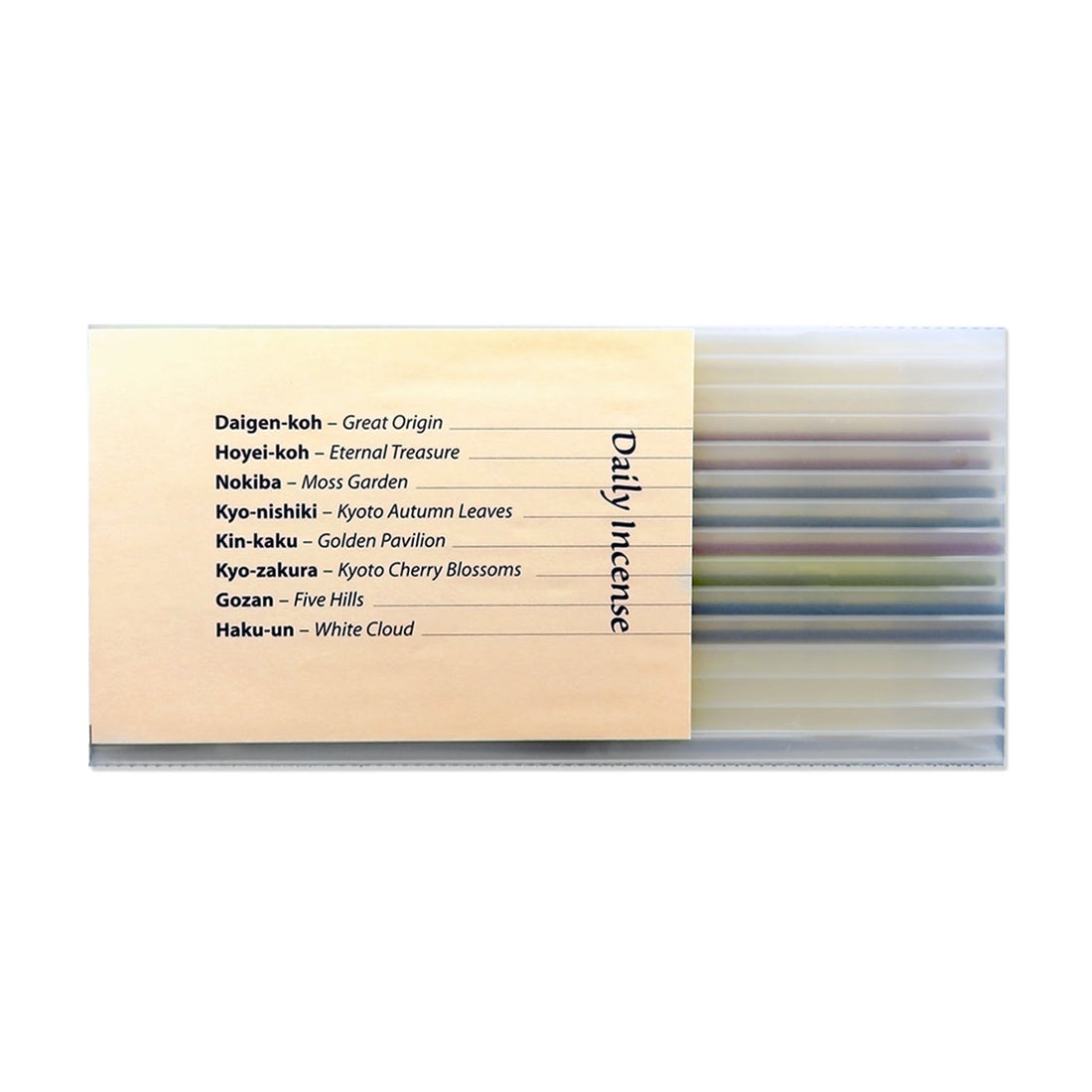 Daily Incense Sampler (1 stick of each) – Shoyeido USA, Inc.